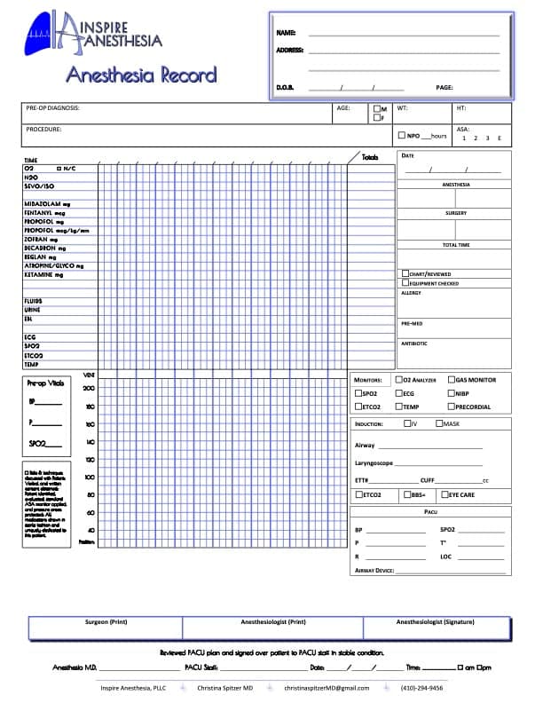 Project Details – Inspire Anesthesia - LuckyDog Technology
